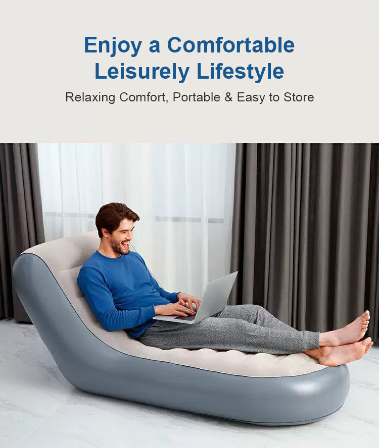 L-Shaped Inflatable Sofa – Livora